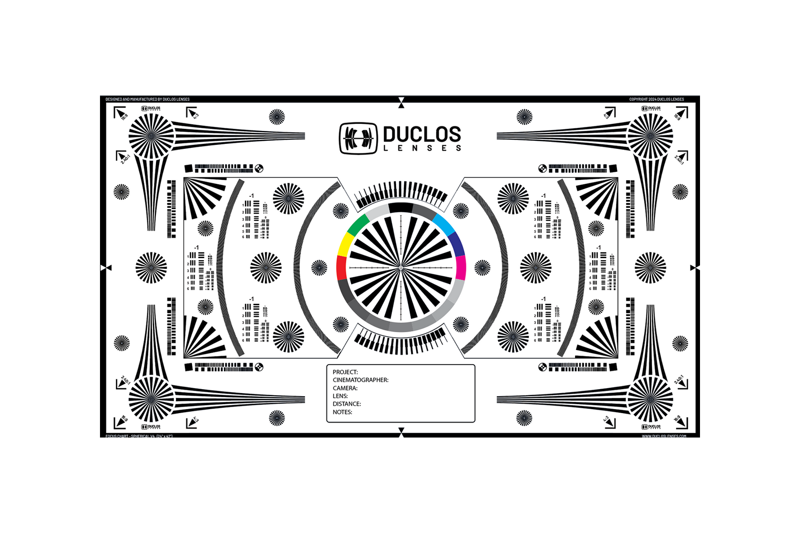 Test Charts - Duclos Lenses