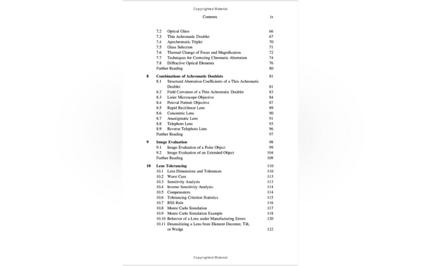 Duclos Bookshop Introduction to Lens Design - Duclos Lenses
